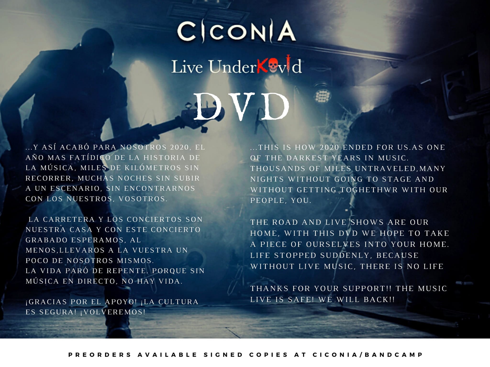 CICONIA ANUNCIA DVD PARA EL 7 DE JUNIO - Diario de un Rockero