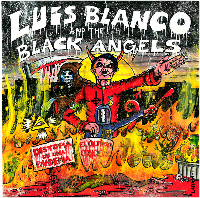 LUIS BLANCO &THE BLACK ANGELS: ÁLBUM+PELI+CÓMIC - Diario de un Rockero