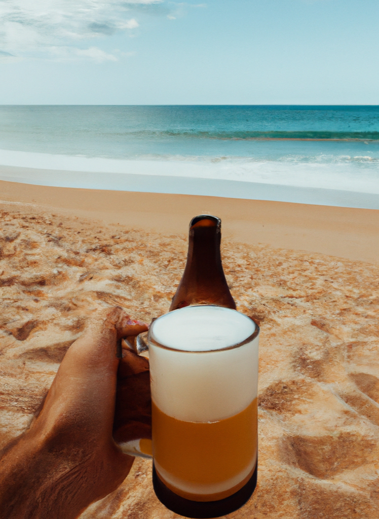 CERVEZA ARTESANA FRÍA EN LA PLAYA - Diario de un Rockero